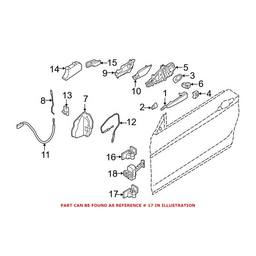 BMW Door Hinge Genuine BMW 41517284536