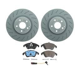 Disc Brake Pad and Rotor Kit – Front (344mm) Genuine Mercedes-Benz NP ...