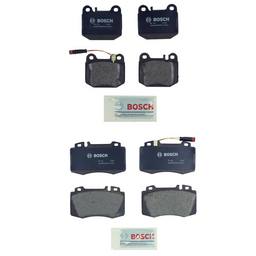 Mercedes-Benz Disc Brake Pad Set Kit – Front and Rear (Semi-Metallic ...