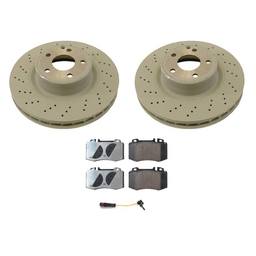 Mercedes Disc Brake Pad and Rotor Kit – Front (330mm) 220421251264 ...