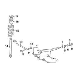 Mercedes Shock Absorber – Front 4633230300 Genuine Mercedes-Benz 4633230300