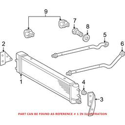 Mercedes Engine Oil Cooler 4635001400 Genuine Mercedes-Benz 4635001400
