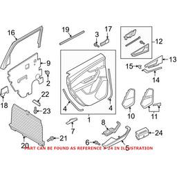 Audi Ash Tray – Rear Passenger Side 4G8857406BA4 Genuine VW/Audi ...