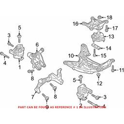 Audi Engine Mount – Passenger Side 4M0199372FG Genuine VW/Audi 4M0199372FG