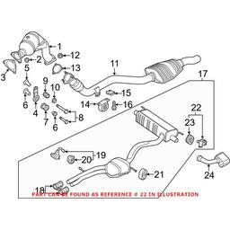 Audi Exhaust System Hanger 4M0253144E Genuine VW/Audi 4M0253144E