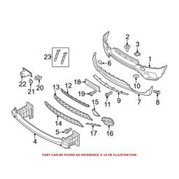 Grille – Front Passenger Side Genuine BMW 51117222858