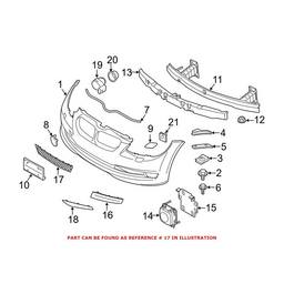 Grille – Front Inner Genuine BMW 51117227938