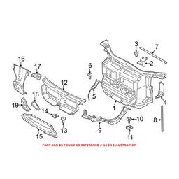 Engine Air Intake Hose – Front Genuine BMW 51117303802