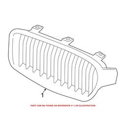 BMW Kidney Grille – Front Passenger Side 51137294820 Genuine BMW ...