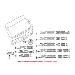 Hatch Emblem – Rear Genuine BMW 51147163887