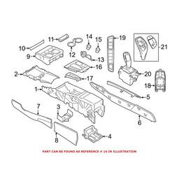 BMW Automatic Transmission Shift Cover Plate 51169252115 Genuine BMW ...
