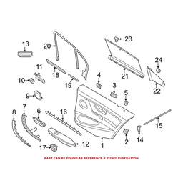 BMW Interior Door Handle – Rear Passenger Side (Black) 51427281466 ...
