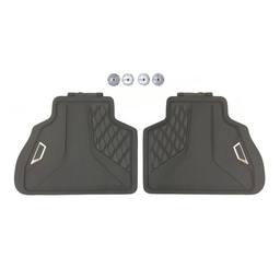 BMW Floor Mat Set (Black – Rubber) Genuine BMW 51472458555