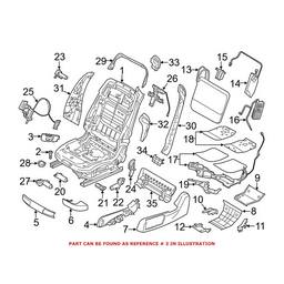 BMW Power Seat Switch 61319364979 Genuine BMW 61319364979