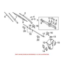 BMW Windshield Washer Reservoir 61663403211 Genuine BMW 61663403211