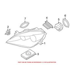 High Intensity Discharge Headlight Control Module – Front Passenger ...