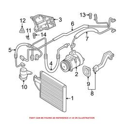 BMW A/C Receiver Drier 64538383015 Genuine BMW 64538383015