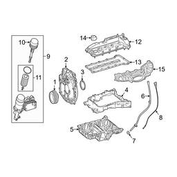 Mercedes Valve Cover Gasket 6510160321 Genuine Mercedes-Benz 6510160321