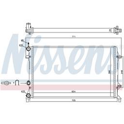 Radiator – Front Nissens 65321