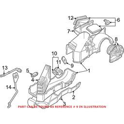 VW Blower Motor Regulator 701959263A Genuine VW/Audi 701959263A