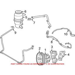 VW Power Steering Pump 7B0422154A Genuine VW/Audi 7B0422154A