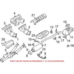 Volvo Exhaust Hanger Bracket – Rear Driver Side 8638499 Genuine Volvo ...