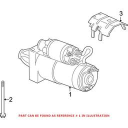 SAAB Starter Motor (New) 89018123 Genuine Saab 89018123