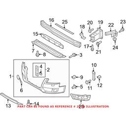 Grille – Front Passenger Side Genuine VW/Audi 8K0807682C 01C