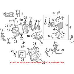 HVAC Air Inlet Door Actuator Genuine VW/Audi 8K0820511D