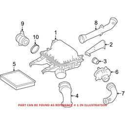 Mercedes-Benz Air Filter and Housing Assembly - Genuine and OEM ...