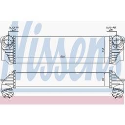 BMW Intercooler 17517805629 – Nissens 96441 Nissens 96441