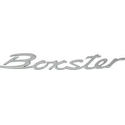 Porsche Emblem – Rear (Boxster) (Titanium) 98755923701 Genuine Porsche ...