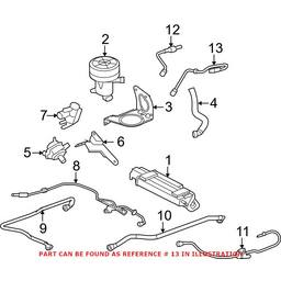 Jaguar Oxygen Sensor – Center C2D23702 Genuine Jaguar C2D23702