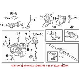 Land Rover CV Joint Boot Kit – Front Outer LR025065 Genuine Land Rover ...