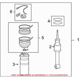 Land Rover Air Strut Assembly – Front (w/ VDS) LR052867 Genuine Land ...