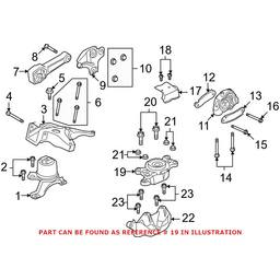 Land Rover Transmission Mount LR062669 Genuine Land Rover LR062669