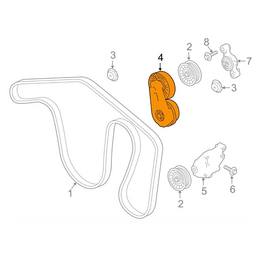 Land Rover Accessory Drive Belt Tensioner Assembly LR079293 Genuine ...