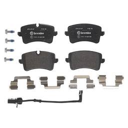 Audi Porsche Disc Brake Pad Set – Rear (Low-Met) 4G0698451J – Brembo ...