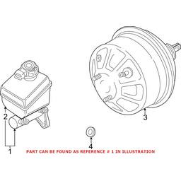Land Rover Brake Master Cylinder SJC000010 Genuine Land Rover SJC000010
