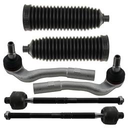 Steering Tie Rod End Kit – Front (Inner and Outer) (With Tie Rod Boots ...