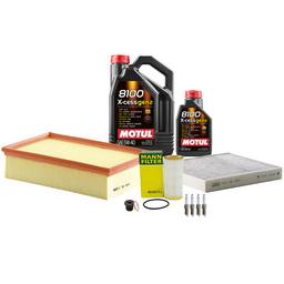 Ignition Tune-Up Kit (6L 8100 X-Cess Gen 2 5W-40 Engine Oil) (4pc ...