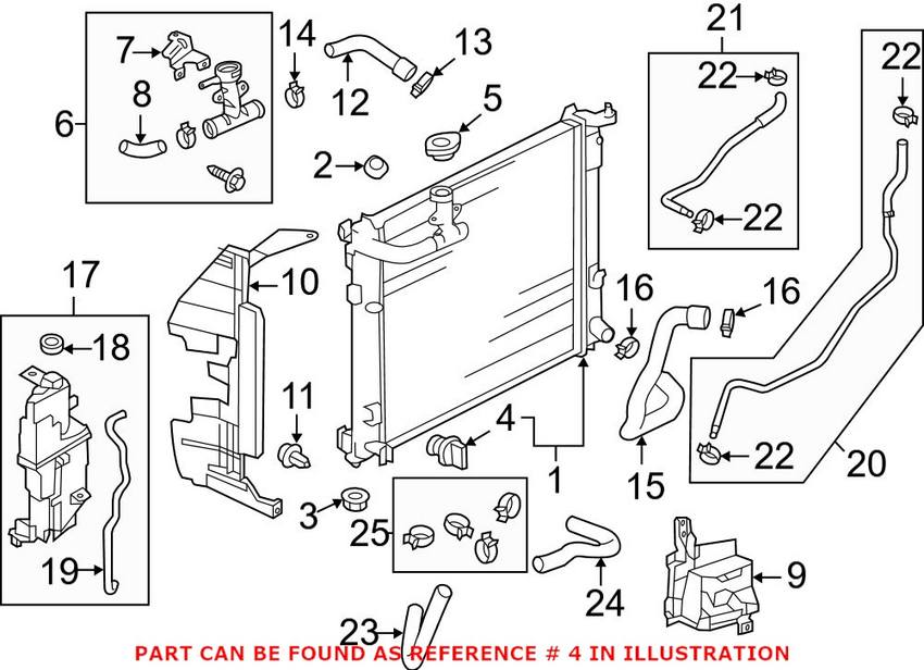 Radiator Drain Plug Genuine Nissan 2144001G10