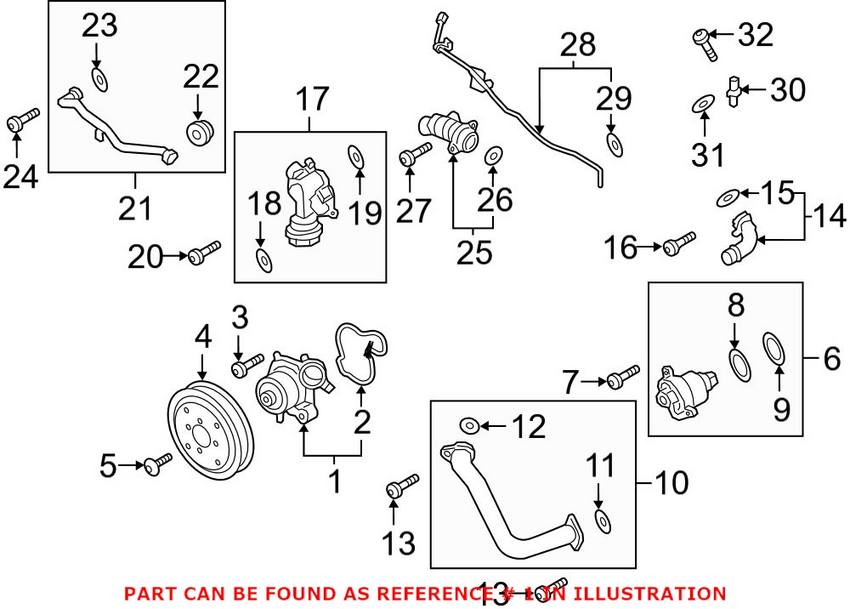 Porsche Engine Water Pump 9A712101304 – Genuine Porsche Genuine Porsche ...