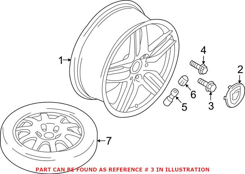 Porsche Wheel Lug Bolt WHT006978 – Genuine Porsche Genuine Porsche ...