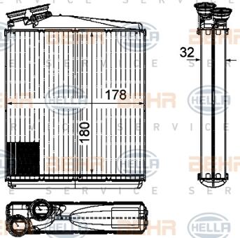 Land Rover Volvo Heater Core 30767275 – Behr Premium 351315541 Behr ...