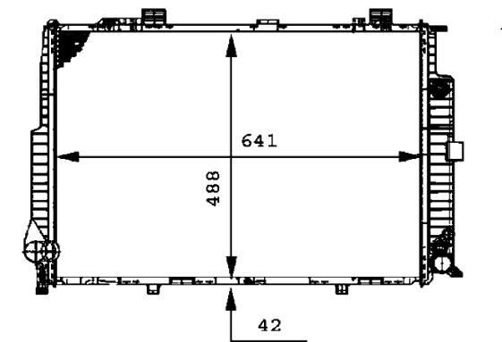 Mercedes Radiator 2105004703 – Behr Premium 376712401 Behr Hella ...
