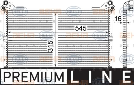BMW Engine Oil Cooler 17217560965 - Behr 376750751