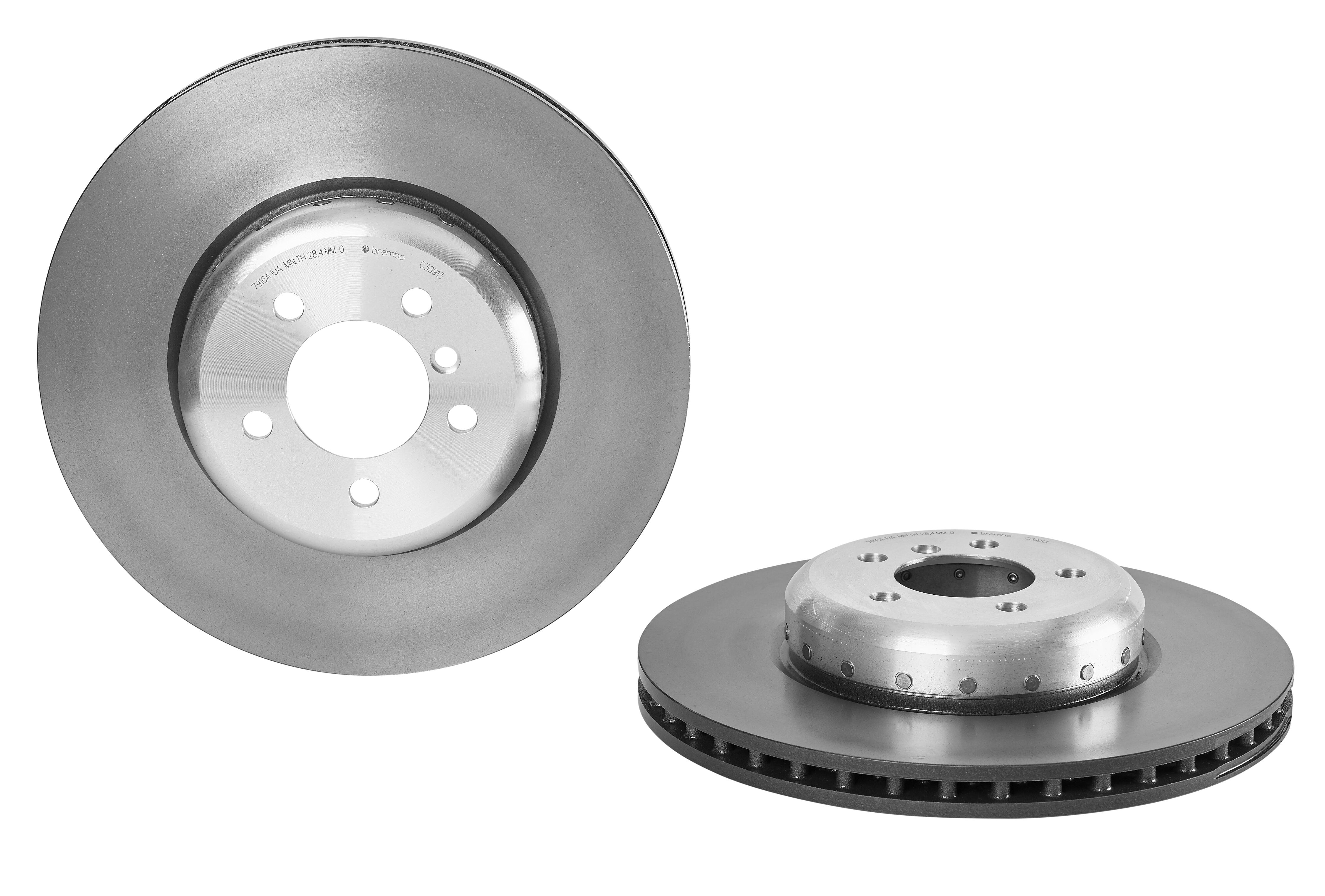 Brembo Brake Pads and Rotors Kit – Front and Rear (370mm/345mm) (Low ...