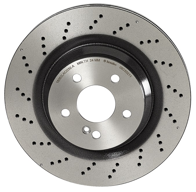 Mercedes Brembo Disc Brake Rotor – Rear (330mm) 2114231112 Brembo 09 ...