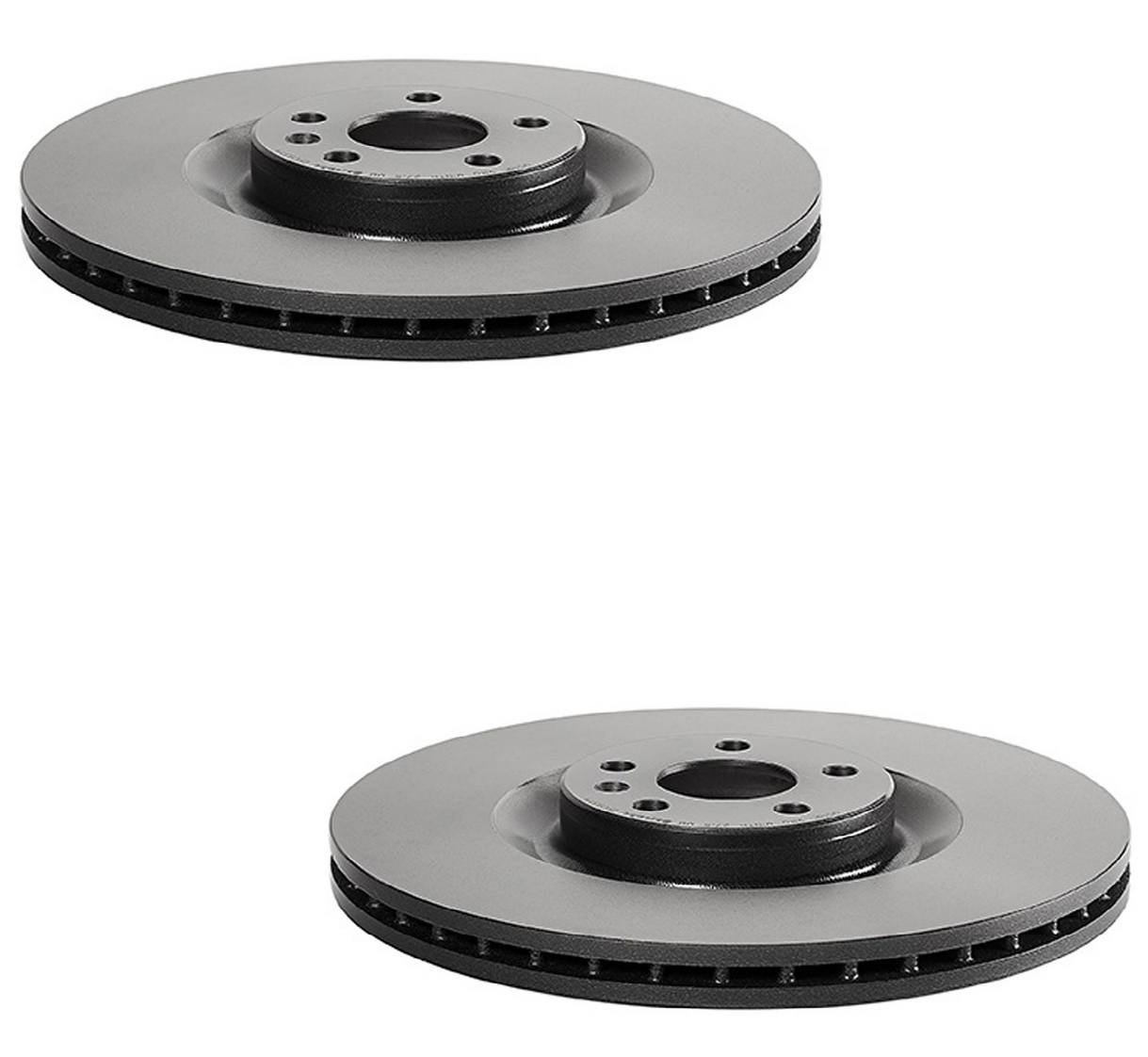 Brembo Brake Pads and Rotors Kit – Front and Rear (366mm/340mm ...